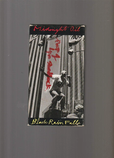 MIDNIGHT OIL - Black Rain Falls (VHS, 1990) £8.15 - PicClick UK