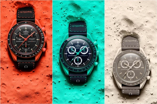 SWATCH X OMEGA Bioceramic Moonswatch Collection Mission On Earth (All ...