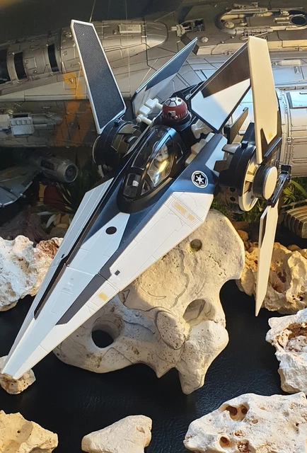 STAR WARS V-WING Starfighter & Imperial Pilot Figure £47.51 - PicClick UK