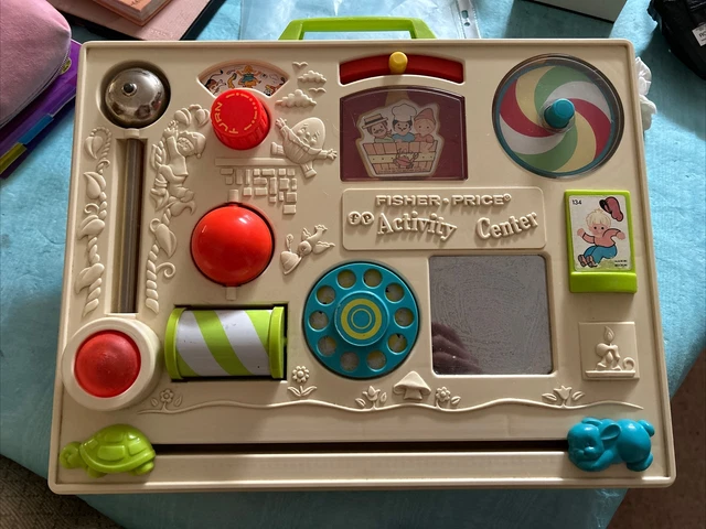 VINTAGE FISHER PRICE Activity Centre Toy - Cot Attachment £5.00 ...