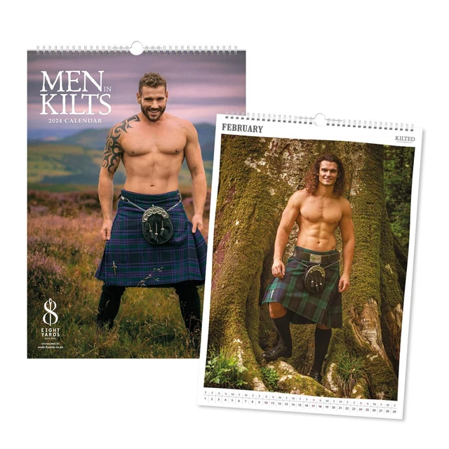 MEN IN KILTS Calendar 2024 A3 £12.99 - PicClick UK