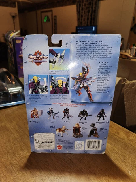 VNTG 1992 MATTEL King Arthur Warlord Slasher Action Figure NEW shelf ...