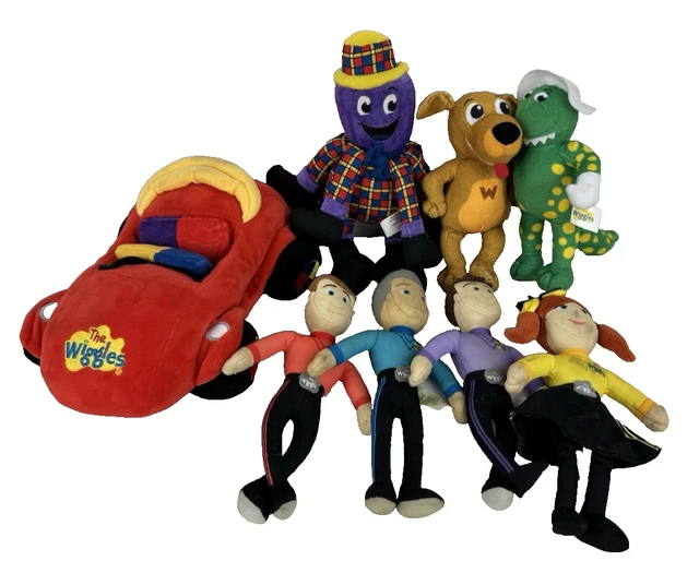 THE WIGGLES SIMON,LACHY, Anthony, Emma, Dorothy, Wags, Henry & Big Red ...