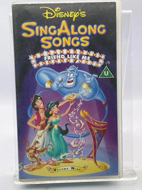 DISNEY'S SING ALONG Songs Friend Like Me VHS Video Tape £12.99 ...