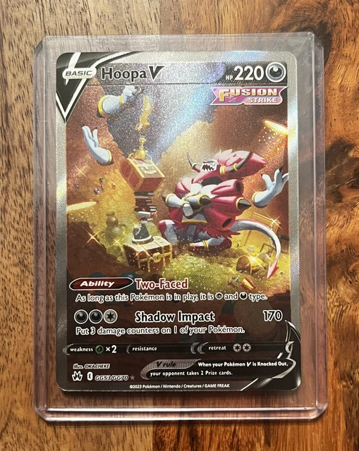 POKÉMON TCG HOOPA V Crown Zenith: Galarian Gallery GG53/GG70 MINT PACK ...