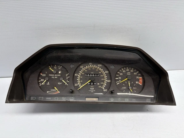 1990 MERCEDES 300CE W124 Speedometer Instrument Cluster Gauge 183K ...