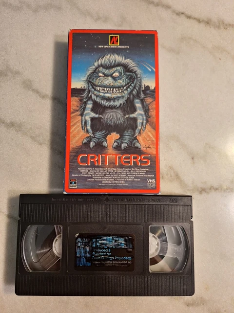 CRITTERS VHS VIDEO Cassette Tape 1986 New Line Cinema RCA Columbia *DMG SHOWN * £14.00 - PicClick UK
