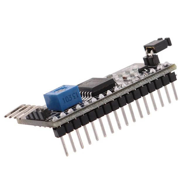 1PC ARDUINO IIC I2C TWI SPI Serial Interface Board Port 1602 2004 LCD ...