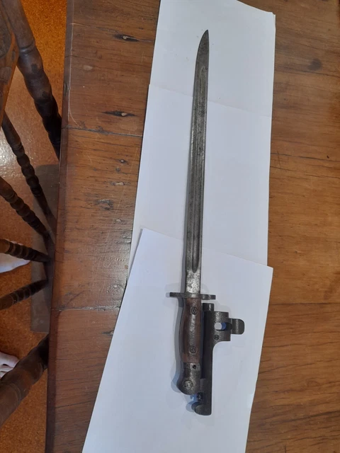 WW2 MILITARY BAYONET With Rifle Attachment $170.00 - PicClick AU