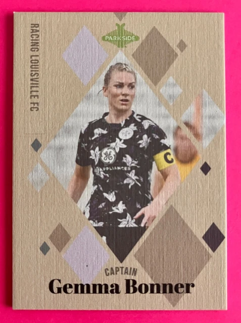 GEMMA BONNER 2022 Parkside NWSL Paramount CAPTAINS SP Card #C9 ...