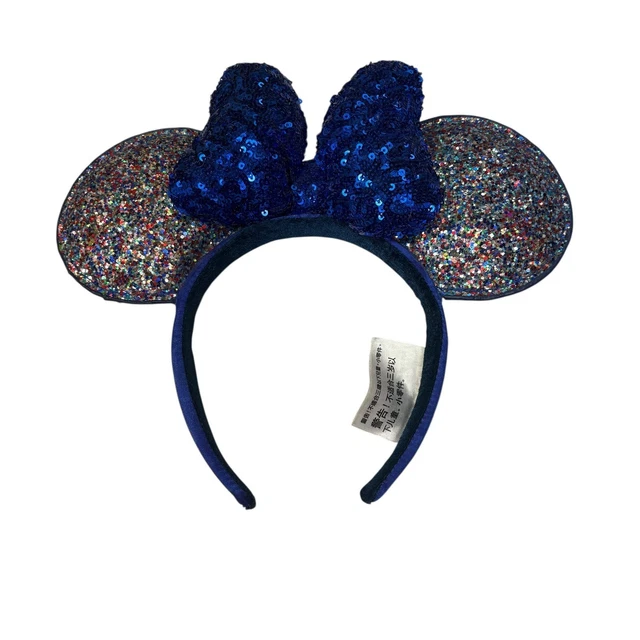 DISNEY PARKS MICKEY Mouse Ears Headband Bundle Lot Kids Adult Sparkle ...