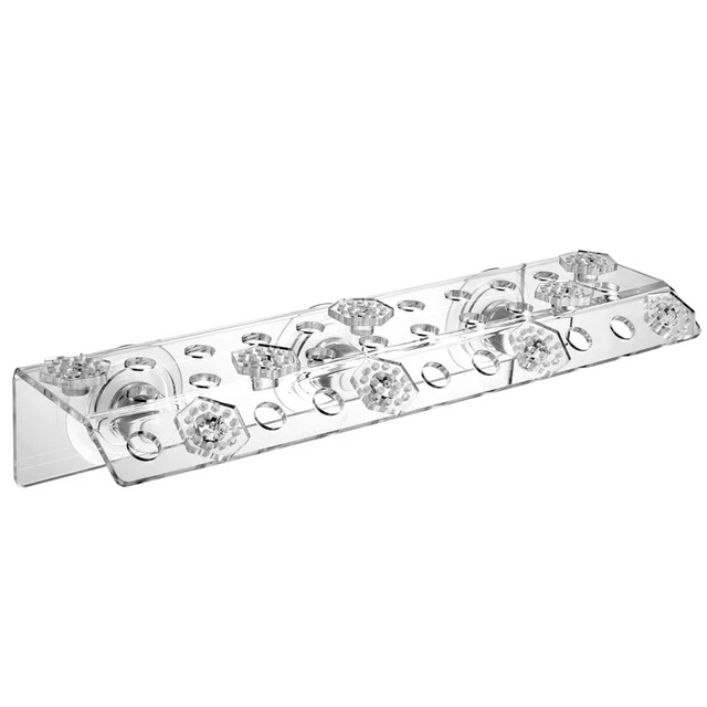 SUCTION ACRYLIC CORAL Frag Rack Holds 32 Plugs for Aquarium for Tank ...