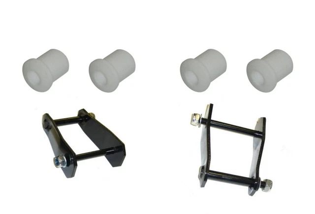 FORD ESCORT MK2 Rear Leaf Spring Shackles (60mm Spring) + PTFE Shackle ...