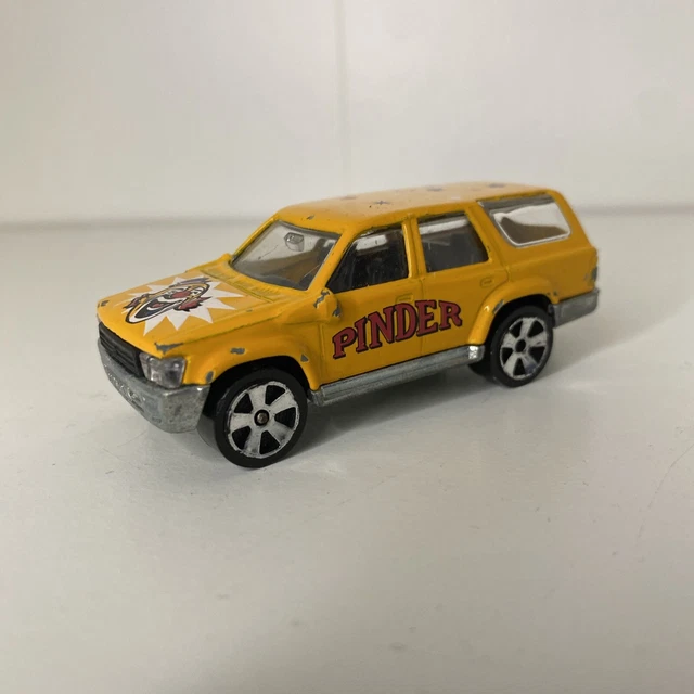 MAJORETTE TOYOTA RUNNER Pinder Jaune 1/58 Métal Voiture Miniature ...