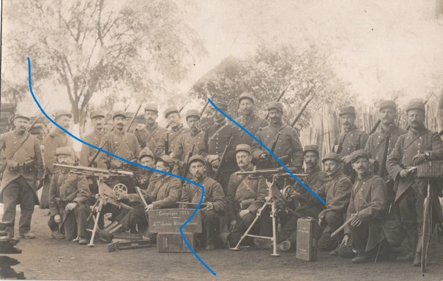WW1 FRENCH ARMY 31st Regiment of Infantry No 4 Machine Gun Section ...
