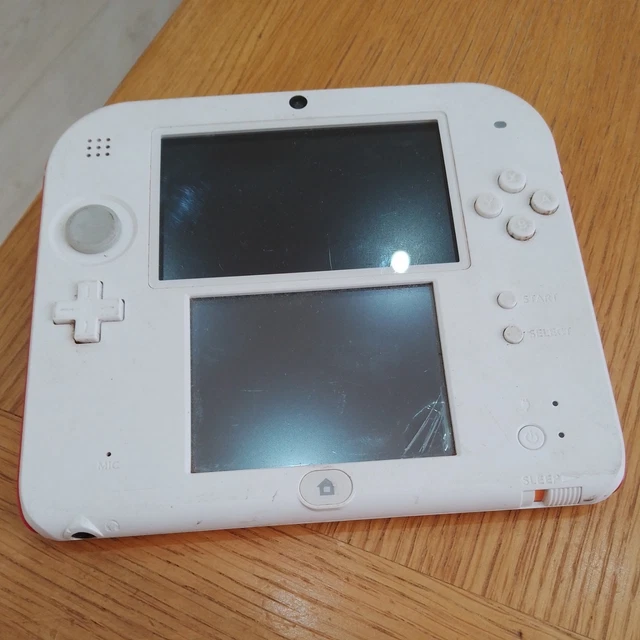 NINTENDO 2DS WHITE red Handheld Console. Not Working - Spares /Repair £ ...