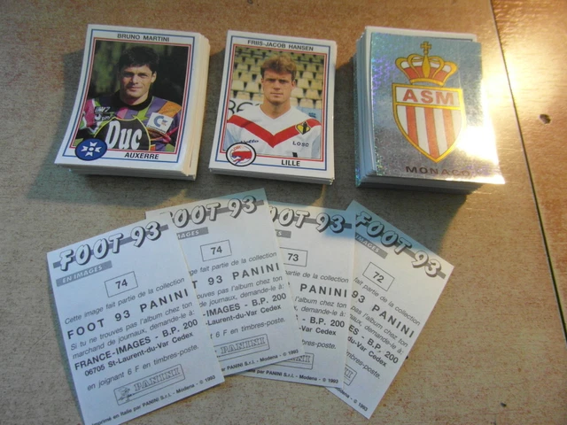 STICKERS EQUIPES DE France de FOOTBALL - PANINI - Boite de 36 pochettes ...