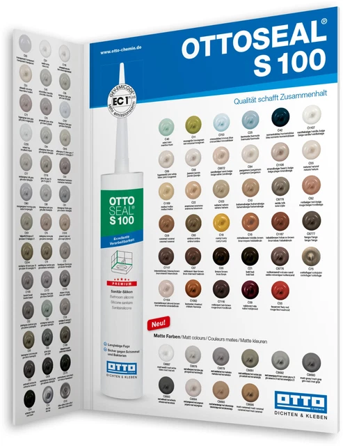 OTTOSEAL ® S100 color chart color chart sample card determination aid £ ...