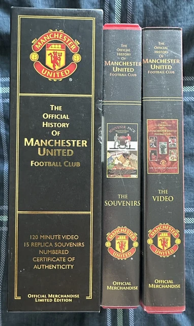 MANCHESTER UNITED OFFICIAL History - VHS Video And Souvenirs £8.00 ...