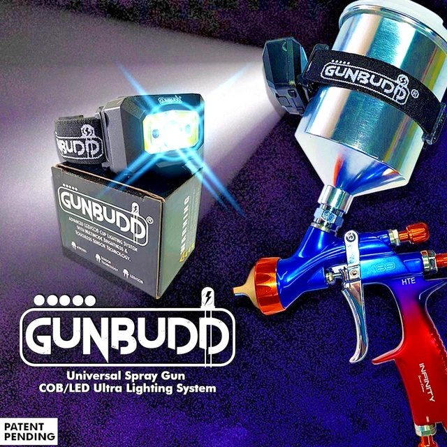UNIVERSAL SPRAY GUN Light – GunBudd® LED/COB Ultra Bright Paint Gun ...