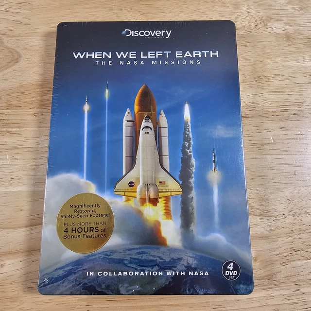 WHEN WE LEFT Earth - The Nasa Missions (DVD, 2008, 4-Disc Set) NEW $8. ...