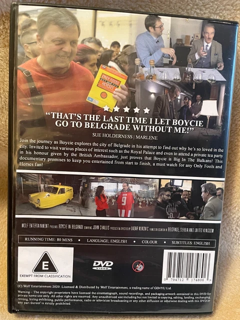 BOYCIE IN BELGRADE DVD (2021) Lazar Vukovic. Signed By John Chalis EUR ...