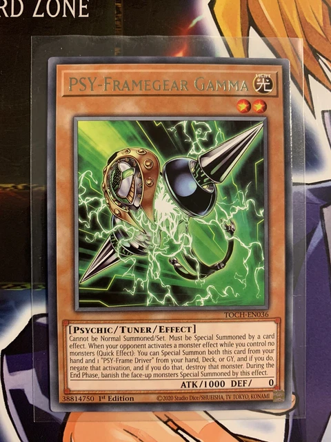 YU-GI-OH! CARD *PSY-FRAMEGEAR Gamma* TOCH-EN036 1st Ed RARE (NM) $1.94 - PicClick AU