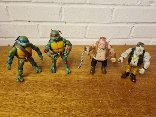 TMNT MOVIE FIGURE Bundle - Leonardo Raphael Baddies Playmates Toy 2012 ...