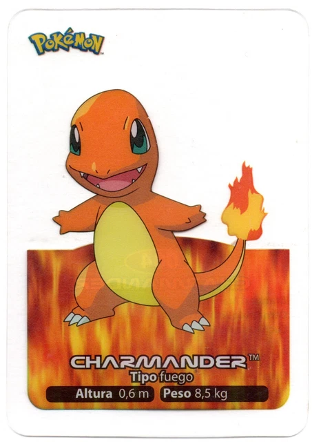 CHARMANDER #004 LAMINCARD Coleccion Pokemon Lamincards 2005 Edibas ...