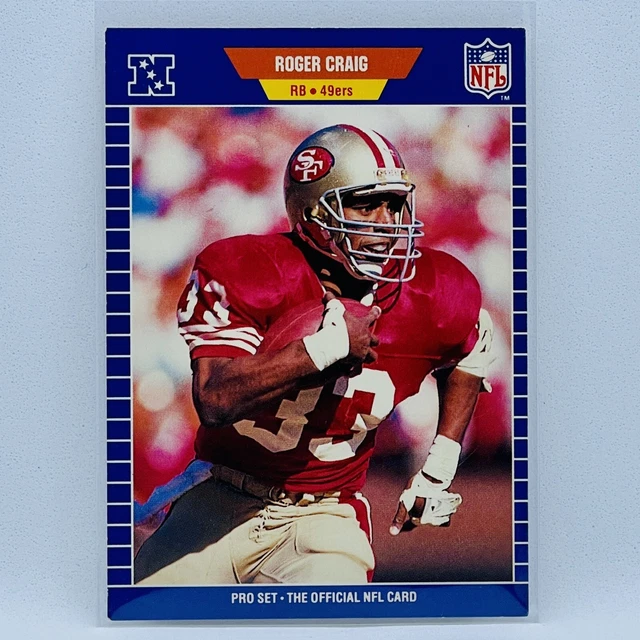 ROGER CRAIG | Champion du Super Bowl | 49ers de San Francisco | 1989 ...