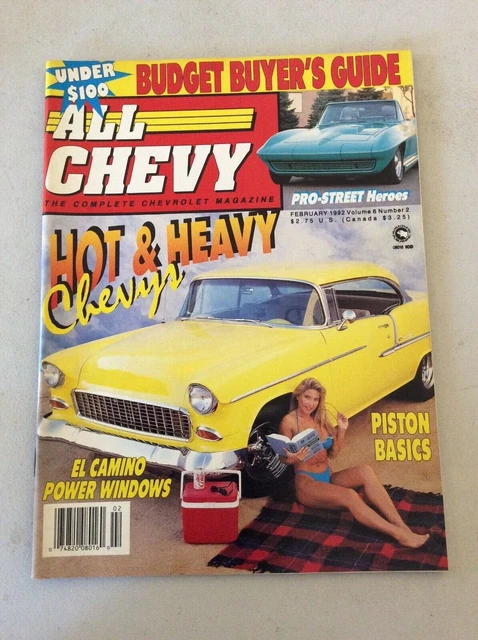 1992 ALL CHEVY Magazine Pictorial Hot Rod Classics Z/28 RS/SS Camaro ...