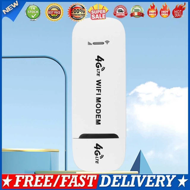 MODEM STICK POCKET Mobile WiFi Adapter with SIM Card Slot for Laptops ...