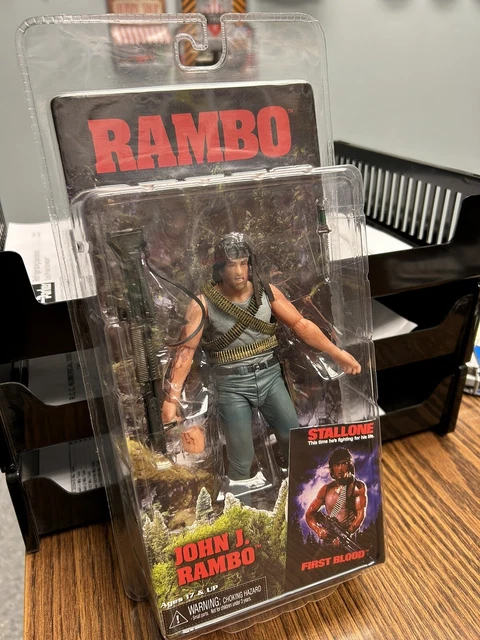 NECA FIRST BLOOD Series John J Rambo Action Figure $100.00 - PicClick CA