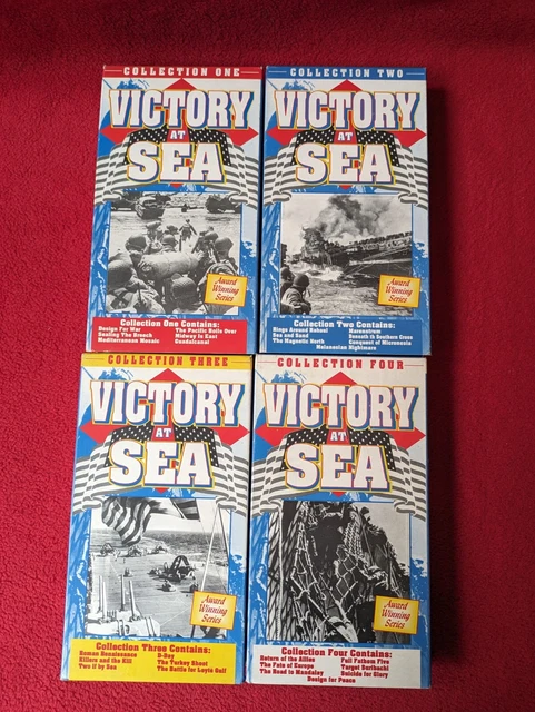 VICTORY AT SEA Complete Series Collection VHS 4 Tape Set EUR 7,84 ...