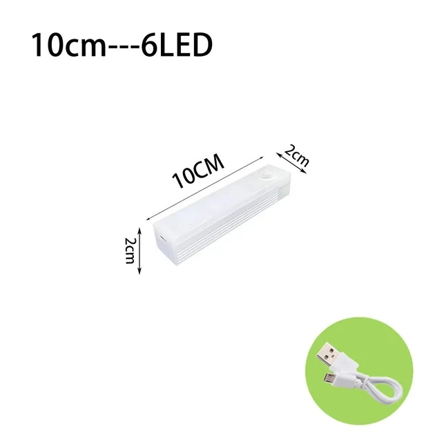 PUNCH-FREE SMART SENSOR Magnetic Rechargeable LED Lights Sensor Light ...