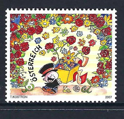 ÖSTERREICH 2007: POSTFRISCH MiNr.: AT 2647; ANK:2674 Glückwünsche EUR 1 ...