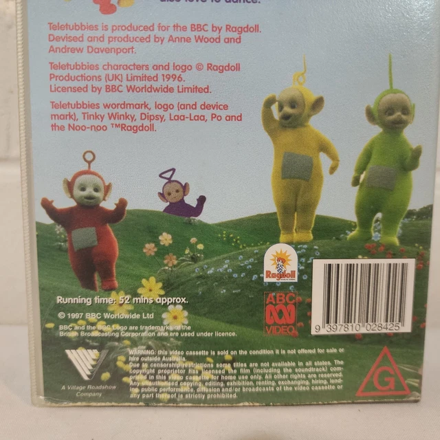 TELETUBBIES - DANCE With The Teletubbies VHS Tape Vintage 1997 ABC PAL ...