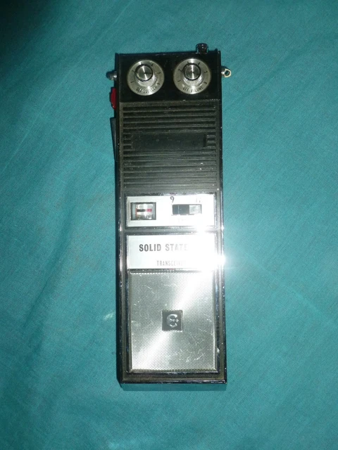MEGA RARE TALKIE-WALKIE émetteur-récepteur Electra modèle WT-1000 état ...