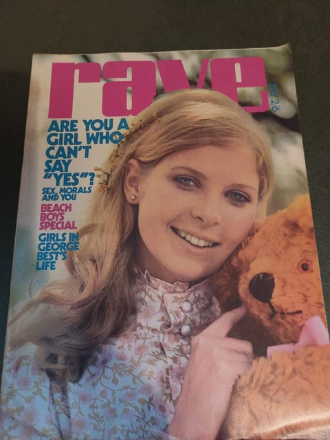 VINTAGE RAVE MAGAZINE JULY 1970 Beach Boys George Best Creedence ...