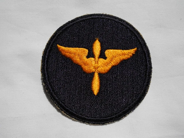MILITARIA US WW2 patch cadet USAAF green back 39-45 uniform US Army Air ...