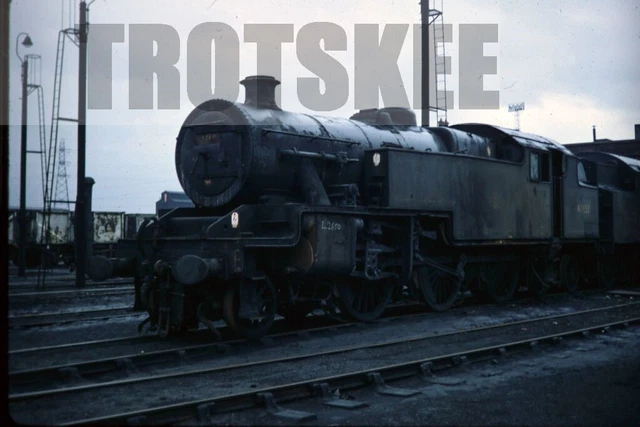 35MM SLIDE BR British Railways Steam Loco 42650 Class 4P Wakefield 1967 ...