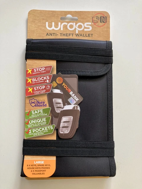 RFID ANTI-THEFT WALLETS Complete Set - STOP THE SCAMMERS - by Wraps £15 ...