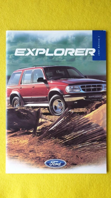 FORD EXPLORER 4.0 EFi V6 4x4 car catalogue sales brochure August 1997 ...