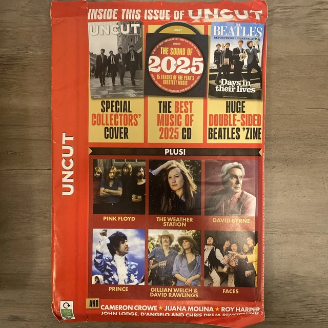 UNCUT MAGAZINE - Uk - Review Of The Year 2025 - The Beatles - Cd ...