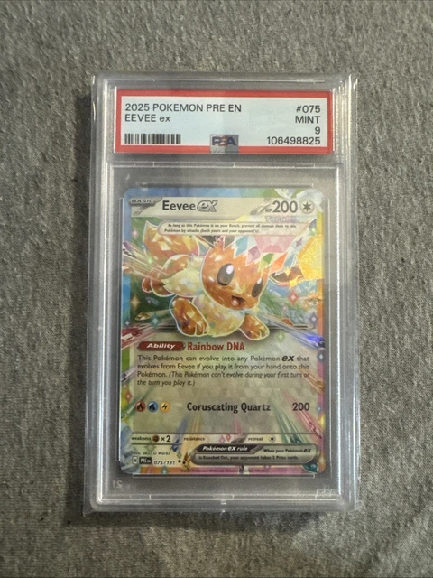 2025 POKEMON PRE En-Prismatic Evolutions #075 Eevee Ex Psa 9 £15.45 ...