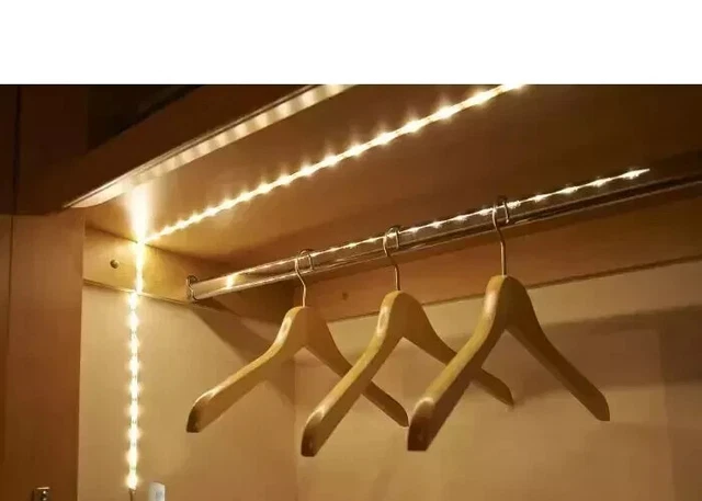 AURAGLOW PIR MOTION Sensor LED Strip Light with Built in timer x 2 £21. ...