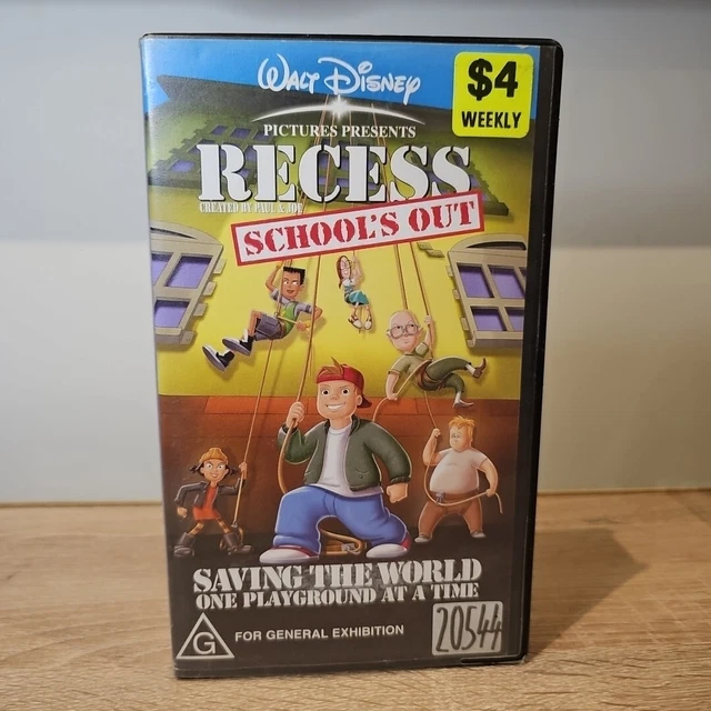 RECESS : SCHOOL'S Out Disney VHS Ex Rental $25.00 - PicClick AU