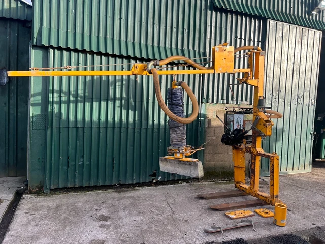 PROBST JUMBOBV FORKLIFT Mounted Vacuum Material Handler Kerb Stone ...