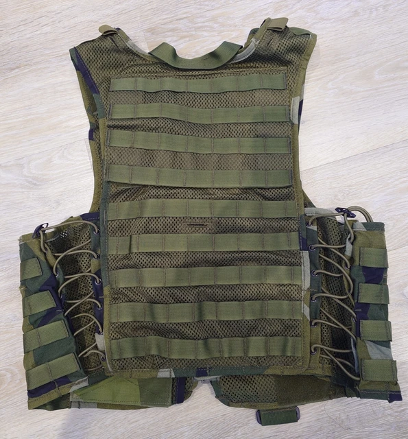 RARE SWEDISH M90 camo NFM Bear II Combat load vest with soft armor ...