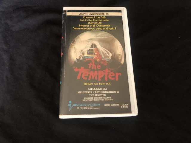 VHS PRE CERT Horror. The Tempter.Has Full Original Cardboard Box Sleeve ...